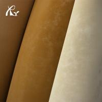 China 1.4mm Dual Color Imitation Microfiber PU Leather - 137cm Width for Shoes, Bags & Furniture for sale