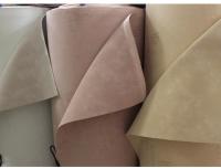 China 1.4mm Dual Color Imitation Microfiber PU Leather - 137cm Width for Shoes, Bags & Furniture for sale
