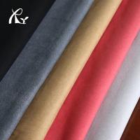 China ECO 0.6mm Suede Microfiber Leather Material 137cm Width for Shoes and Bags for sale