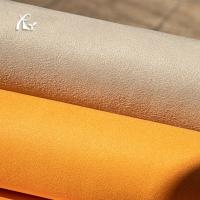 China ECO Double-Sided Suede Microfiber Leather 1.4mm Thick 137cm Wide for Shoes and Industrial Applications for sale
