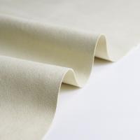 China 1.0mm Thick Double Suede Microfiber Leather Fabric 137cm Wide for Shoes and Electronic Packaging for sale