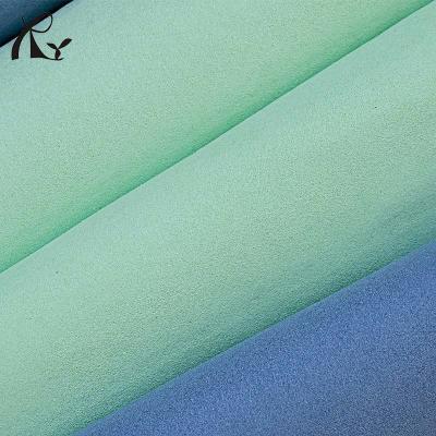 China 0.8mm Thick Double-Sided Faux Suede Microfiber Leather - 137cm Width for Bags Furniture Clothing for sale