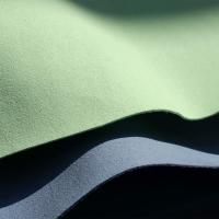China 0.8mm Thick Double-Sided Faux Suede Microfiber Leather - 137cm Width for Bags Furniture Clothing for sale