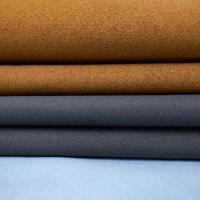China Double Sided Suede Microfiber Leather 0.85mm Thickness 137cm Width for Car Seats Furniture Accessories for sale