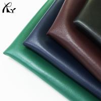 China 0.7MM Napa Grain Microfiber Leather - 137cm Width Multi-Color Spot Pattern for Shoes and Bags for sale