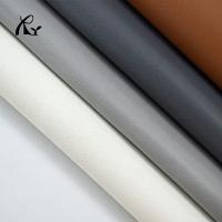 China 1.4mm Thick 137cm Wide Litchi Grain Micro PU Leather for Shoes, Bags, and Furniture for sale