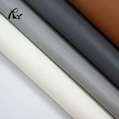 China 1.4mm Thick 137cm Wide Litchi Grain Micro PU Leather for Shoes, Bags, and Furniture for sale