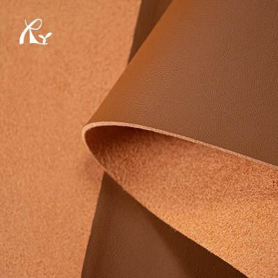 China 1.4mm Thick Microfiber Leather Material 137cm Wide for Shoes, Luggage and Furniture Applications for sale
