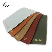 China Napa Pattern Microfiber PU Leather 1.2mm Thickness 137cm Width for Car Seats and Furniture for sale