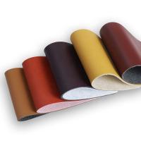 China Napa Pattern Microfiber PU Leather 1.2mm Thickness 137cm Width for Car Seats and Furniture for sale