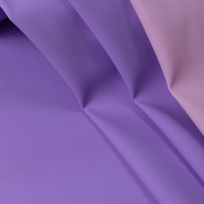China 0.5mm Eco Silicone Plain Leather PU Fabric - 137cm Width Elastic Base Material for Electronic Packaging and Bags for sale