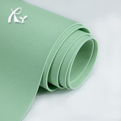 China 1.3mm Semi Silicone PVC Leather Fabric 137cm Wide for Bags, Table Mats, and Furniture for sale