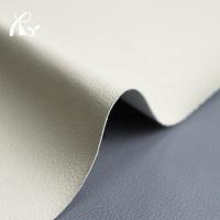 China 0.8mm Litchi Grain PU Leather - Solvent-Free Waterproof Material 137cm Width for Shoes Furniture Automotive for sale