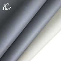 China 0.8mm Solvent-Free Eco Litchi Grain Hydrolysis Resistant Faux Leather for Furniture and Chairs, 137cm Width for sale
