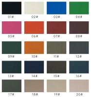 China Custom Eco-friendly 1.4mm Waterbased Synthetic Leather with Lychee Texture 137cm Width for Furniture and Bags for sale