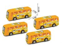 China Hot-Selling Inertia Toy Automobile Friction Drive Bus Inertia Zhongba Automobile Toy Yellow OPP Bag OEM for sale