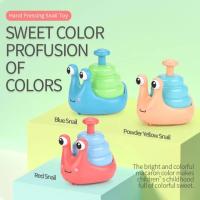 China Wholesale Mini Snail Car Toys Hand Pressed Cartoon Snail Children Toys Party Supplies Interactive Toys for sale