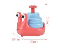 China Wholesale Mini Snail Car Toys Hand Pressed Cartoon Snail Children Toys Party Supplies Interactive Toys for sale
