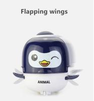 China Wholesale Baby Early Education Cute Can Chew Soft Glue Mini Press Penguin Sliding Toy Children Crawling Game Toys for sale