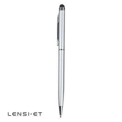 China 14.7CM Universal Stylus Pencil 2 In 1 Function Ball Point Stylus School for sale