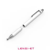 China 2 In 1  Passive Touch Pen  Silver Black Pink White Tablet Phone Touching Pen for sale