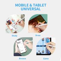 China Aluminum Silicone Tablet Stylus Pencil Column No Delay Stylus Pen For Ipad for sale