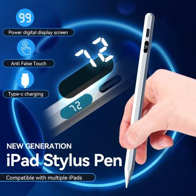 China Aluminum Alloy Micro USB Charging Stylus Pen 0.2mm Accuracy For Apple Pencil Alternatives for sale
