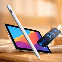 China Built In Lithium Battery Stylus Pen For IPad Painted Aluminum Pen Body 15H Working Time for sale