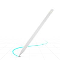 China Plastic White Touchscreen Stylus 14cm Length Pressure Sensitivity For Ipad for sale