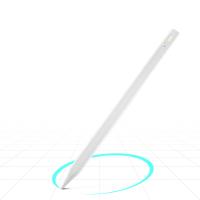 China Plastic White Touchscreen Stylus 14cm Length Pressure Sensitivity For Ipad for sale