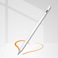 China Silver/White Tablet Stylus Pencil With Plastic Tip Type 180mAh Battery Capacity for sale
