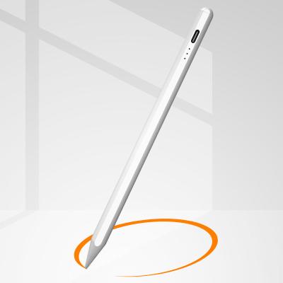China Silver/White Tablet Stylus Pencil With Plastic Tip Type 180mAh Battery Capacity for sale