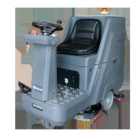 China 140L Big Tank Capacity Ride On Floor Scrubber Humanized for sale