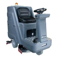 China Industrial Ride On Floor Scrubber Machine With Big Tank Comfortable Seat for sale