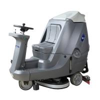 China Big Tank Industrial Hard Floor Washing Machine Ametek Motor Dual Brush for sale