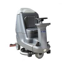 China Big Tank Industrial Hard Floor Washing Machine Ametek Motor Dual Brush for sale