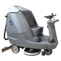 China Big Tank Industrial Hard Floor Washing Machine Ametek Motor Dual Brush for sale