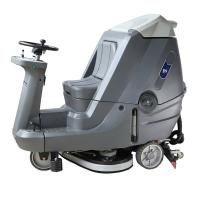 China Grey Industrial Auto Ride On Floor Scrubber 3 Wheels for sale