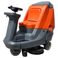 China Battery Powered Ride On Floor Scrubber Machine For Supermarket for sale