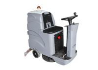 China Grey Industrial Riding Floor Scrubber Cleaning Machines For Warehouse / Factory for sale