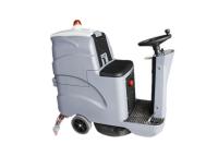 China Grey Industrial Riding Floor Scrubber Cleaning Machines For Warehouse / Factory for sale