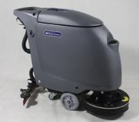 China Electric Hand Push Floor Scrubber With Adjustable Brush Pressure And Pad Drive Included for sale