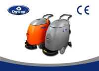 China 17 Inch Single Disc Corcrete Floor Scrubber Cleaner Machine Hand Push Medium Hardness for sale
