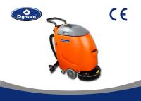 China Walk Behind Hard Floor Cleaners Scrubbers , Plastic Material Floor Tile Cleaner Machine for sale