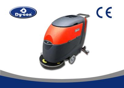 China Light Gray Color Compact Floor Scrubber Machine With 20 Inch Malish Brush for sale