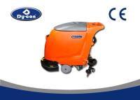 China Semi Automatic Walk Behind Floor Washers Scrubbers Plastic Material Handle for sale