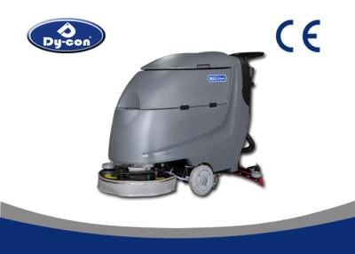 China Black Color Hard Surface Floor Scrubber Washing Machine Walk Behind Heavy Duty for sale