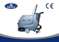 China Industrial Walk Behind Stone Floor Cleaner Machine Rechargable Single Brush for sale