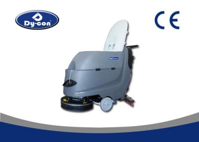 China Single Brush Walk Behind Floor Scrubbing Equipment , Tile Floor Scrubber Machine for sale