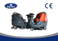 China Model Floor Washers Scrubbers Machine , Double Brush Hard Floor Cleaner Machine for sale